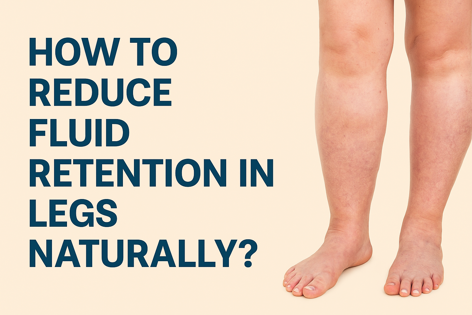 How to Reduce Water Retention and Swelling in the Legs Naturally